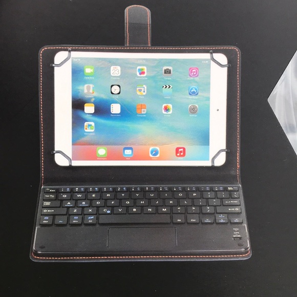 Accessories | New Leather Tablet Case Wkeyboard | Poshmark